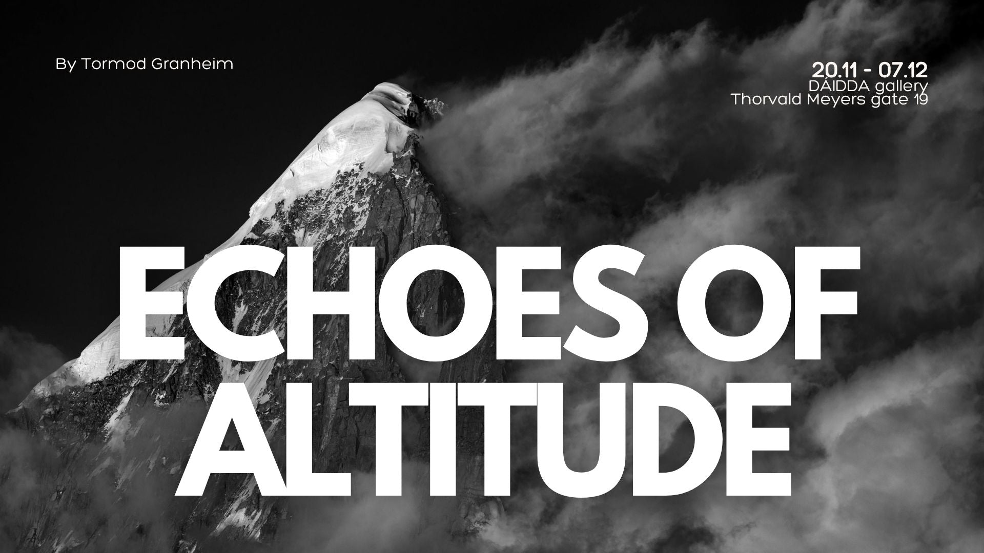 Tormod Granheim: 20.11 - 07.12.25 – DAIDDA.NO